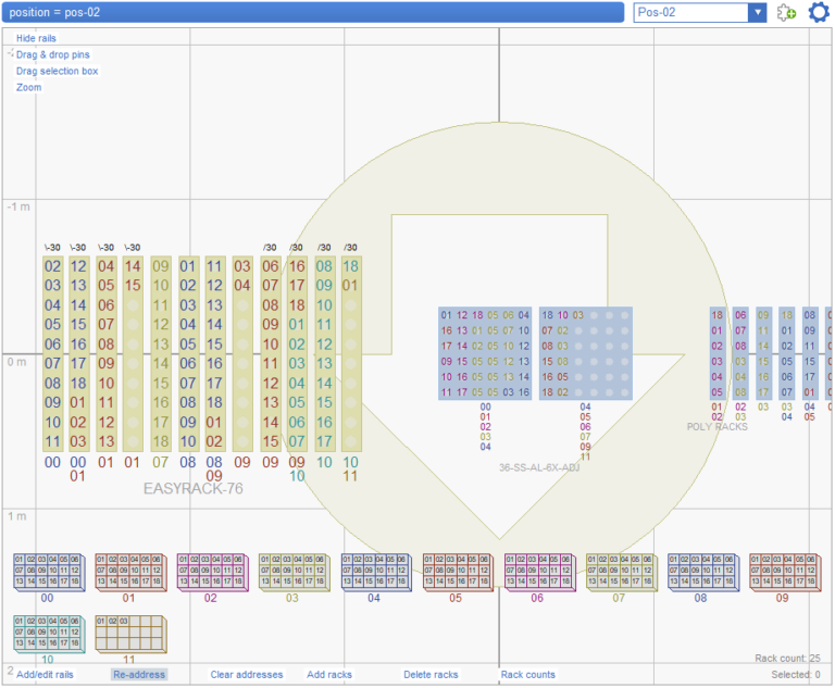 Rack layout basic instructions (Pro version) - Finale 3D