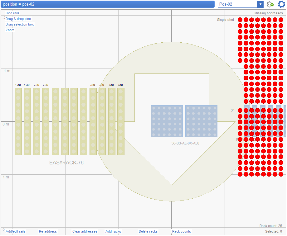 Rack layout basic instructions (Pro version) - Finale 3D