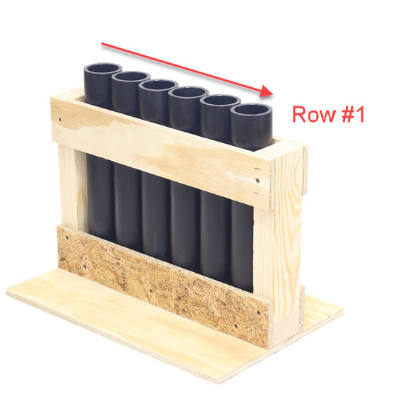 Rack "row" and standard orientation - Finale 3D