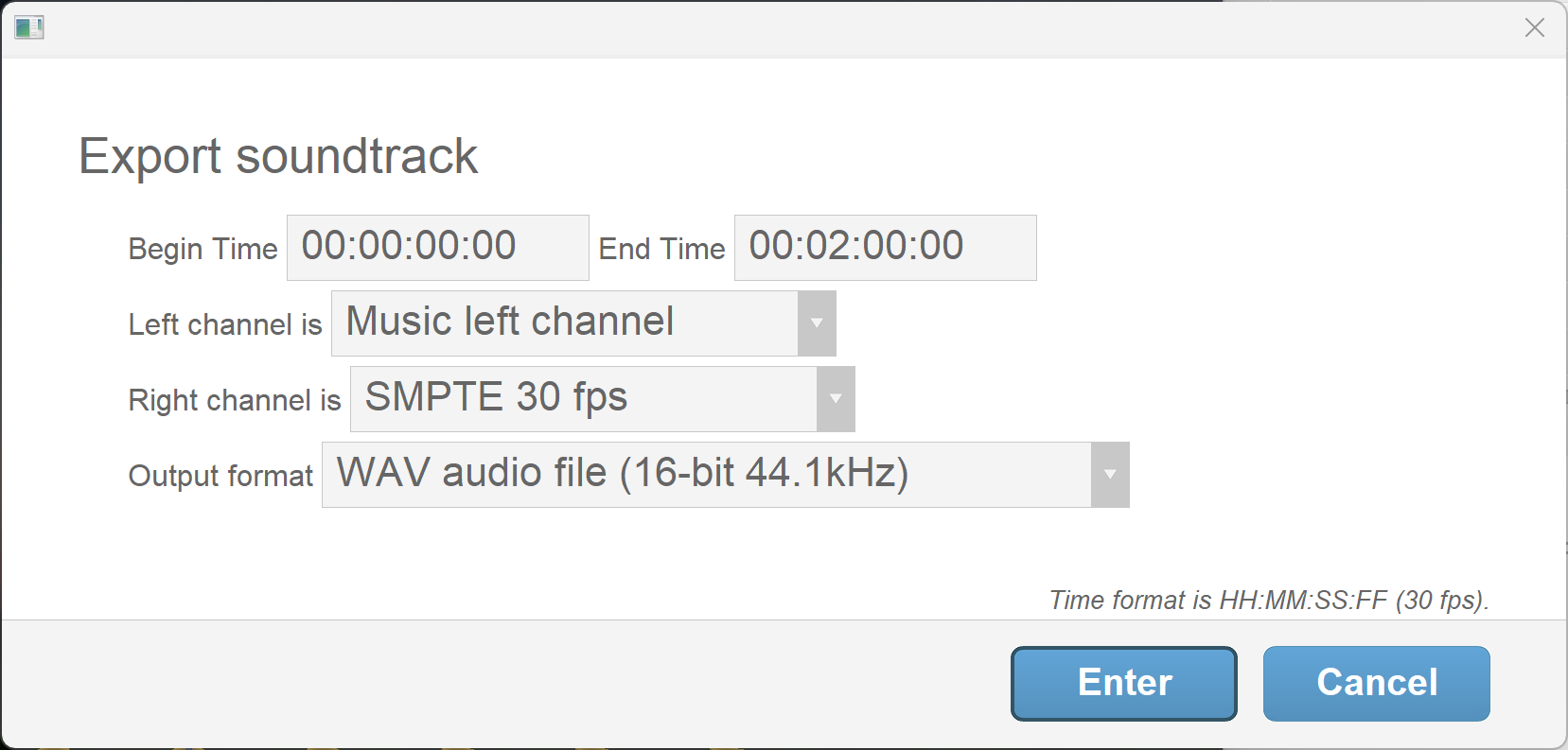 Timecode basic instructions - Finale 3D