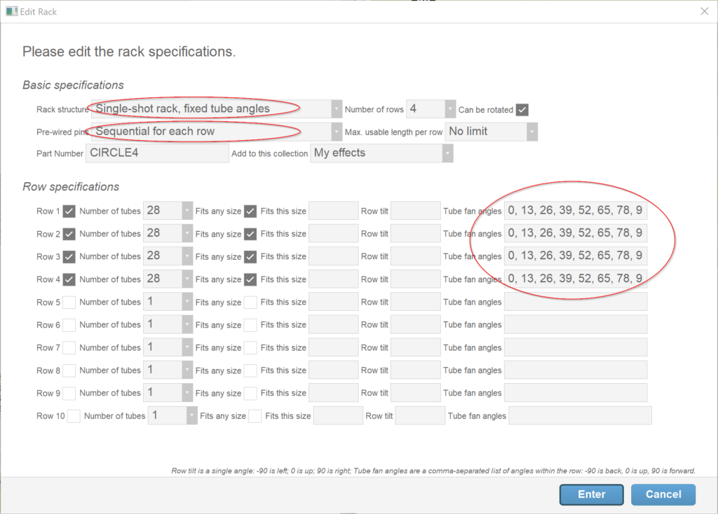Circle racks - Finale 3D
