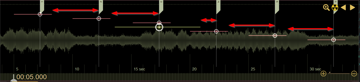 Spread out based on effect durations - Finale 3D