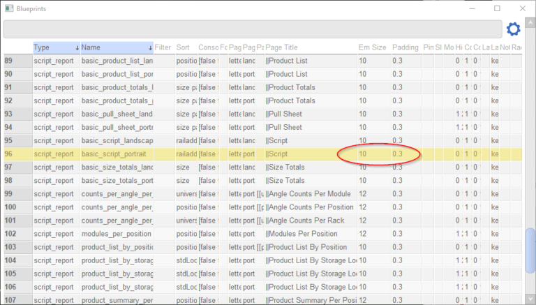 Report font size and column widths (Hobbyist) - Finale 3D