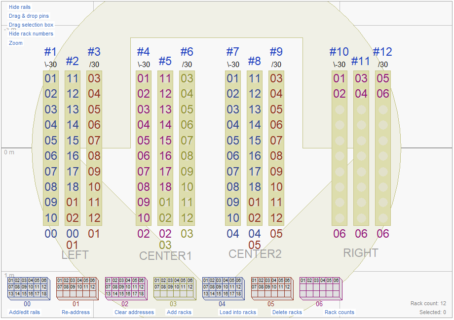 Rack labels - Finale 3D