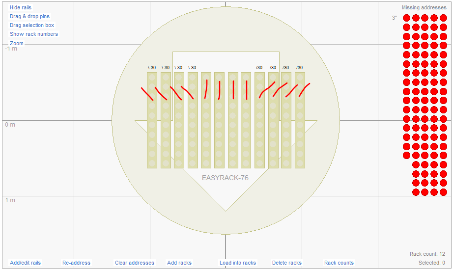 Renumber racks - Finale 3D
