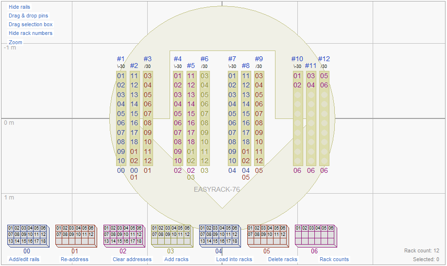 Renumber racks - Finale 3D