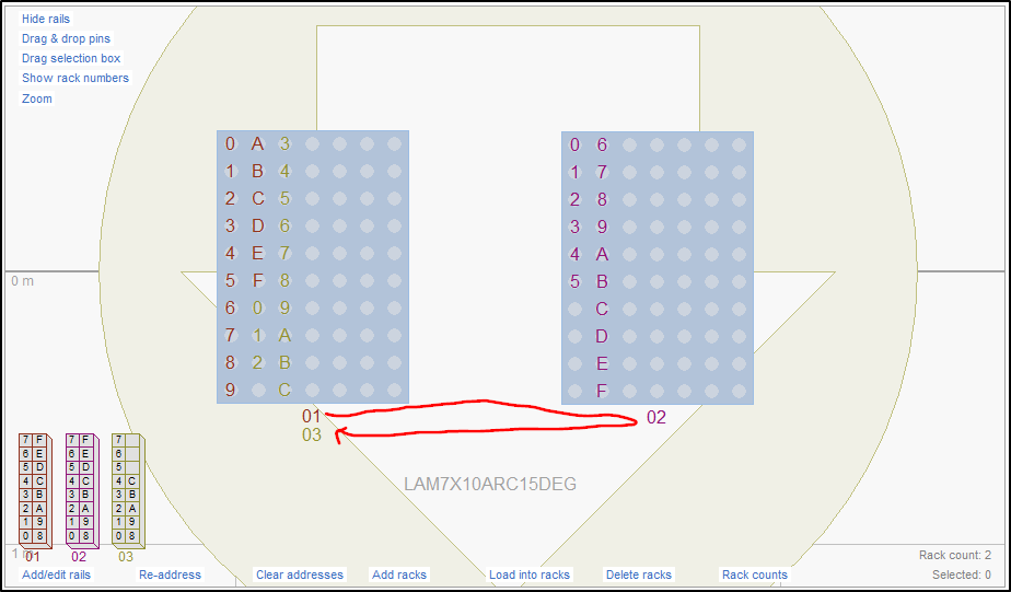 Avoiding gaps in module number sequences when sorting by angle (Same ...