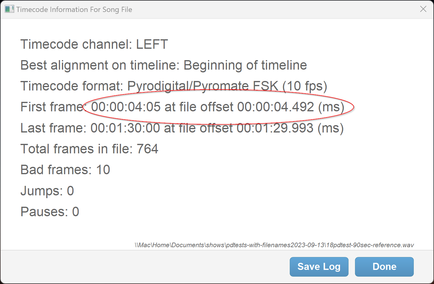 FSK timecode frame rates and alignment - Finale 3D