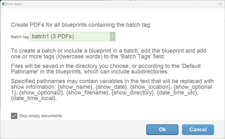 Print batch - Finale 3D