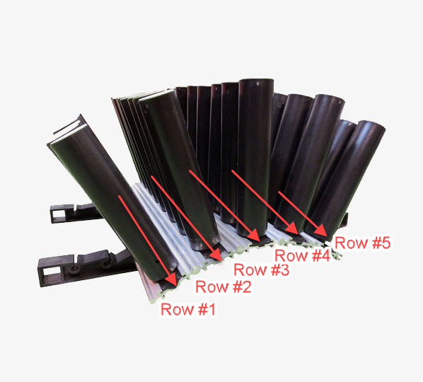 Rack "row" and standard orientation - Finale 3D